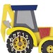 Digger Mini Free Standing Wooden Clock - Etsy