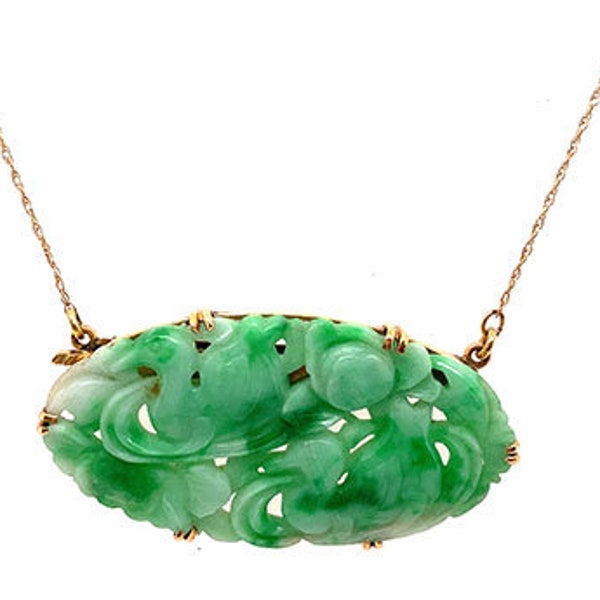 Antique Carved Jade Ring - Etsy