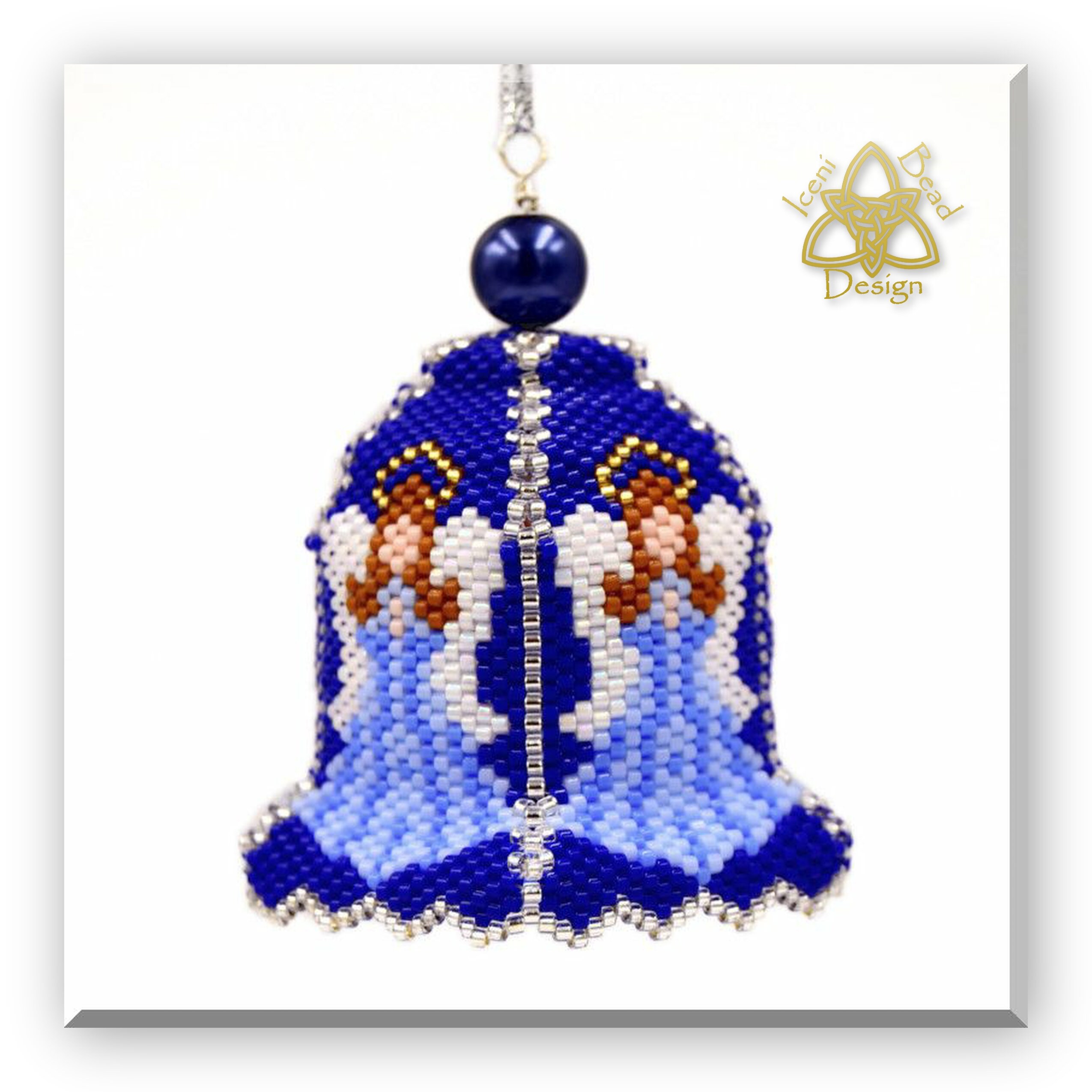 Bead Pattern: Christmas Angel Bell Ornament Pdf. Tutorial. - Etsy