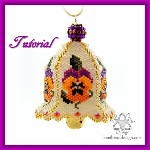 Bead Pattern: Apple Blossom Bell Ornament 3D Peyote Bell Pdf. - Etsy UK