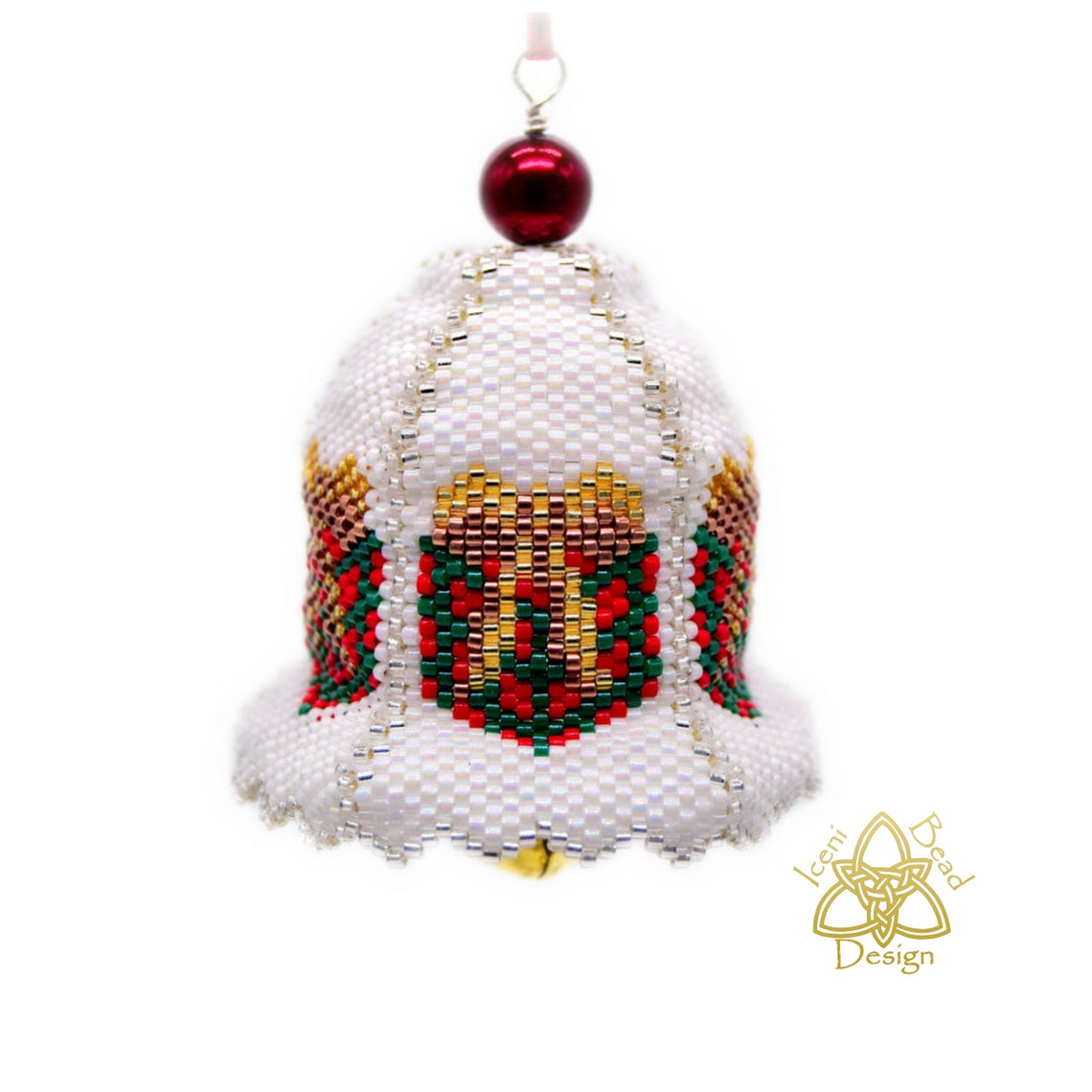 Bead Pattern: Christmas Gift Bell Ornament Pdf. Tutorial. - Etsy Canada