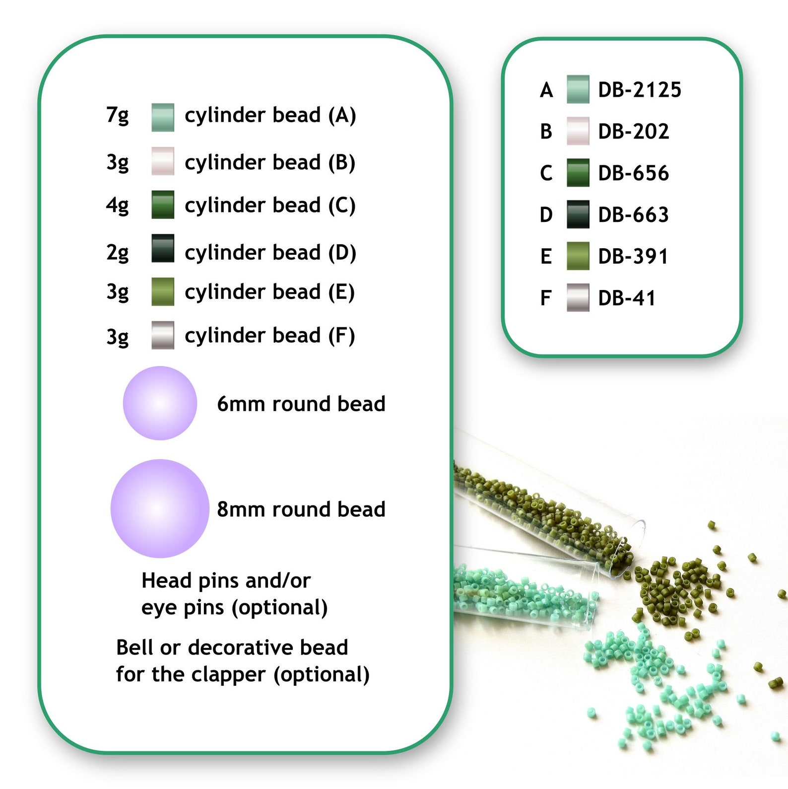 Bead Pattern: Lily of the Valley Bell Ornament 3D Peyote Bell | Etsy