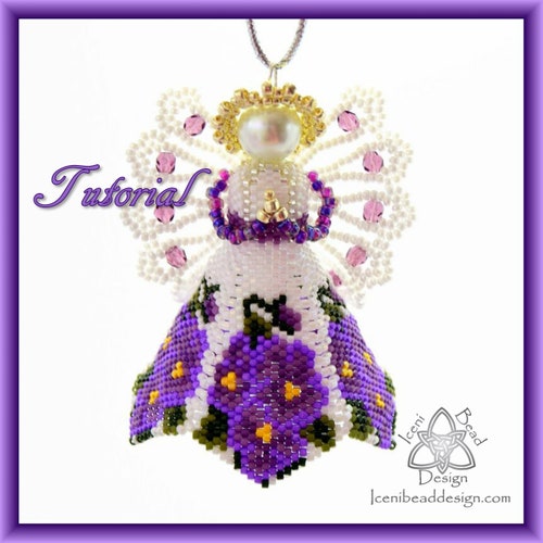 Bead Pattern: Angel of Grace Tree Ornament Pdf. Tutorial. - Etsy