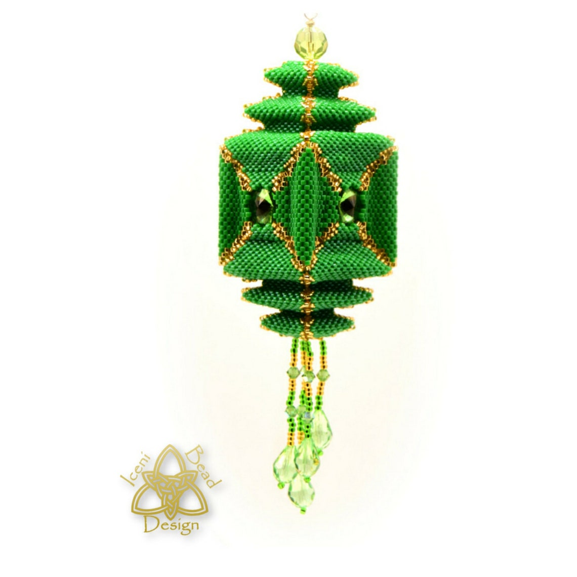 Bead Pattern Only: Lucerna Christmas Ornament, Pdf. Tutorial. English ...