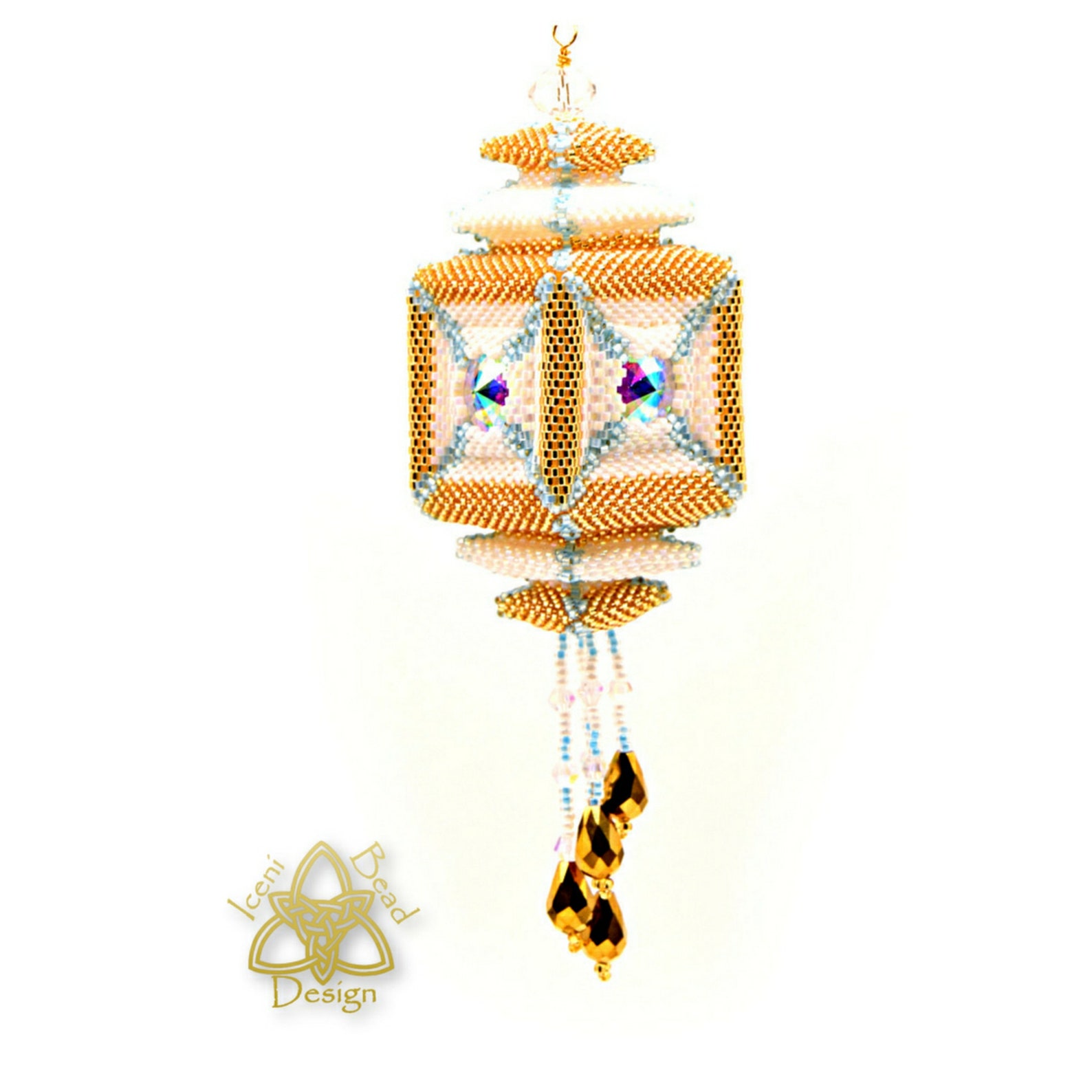 Bead Pattern Only: Lucerna Christmas Ornament, Pdf. Tutorial. English ...