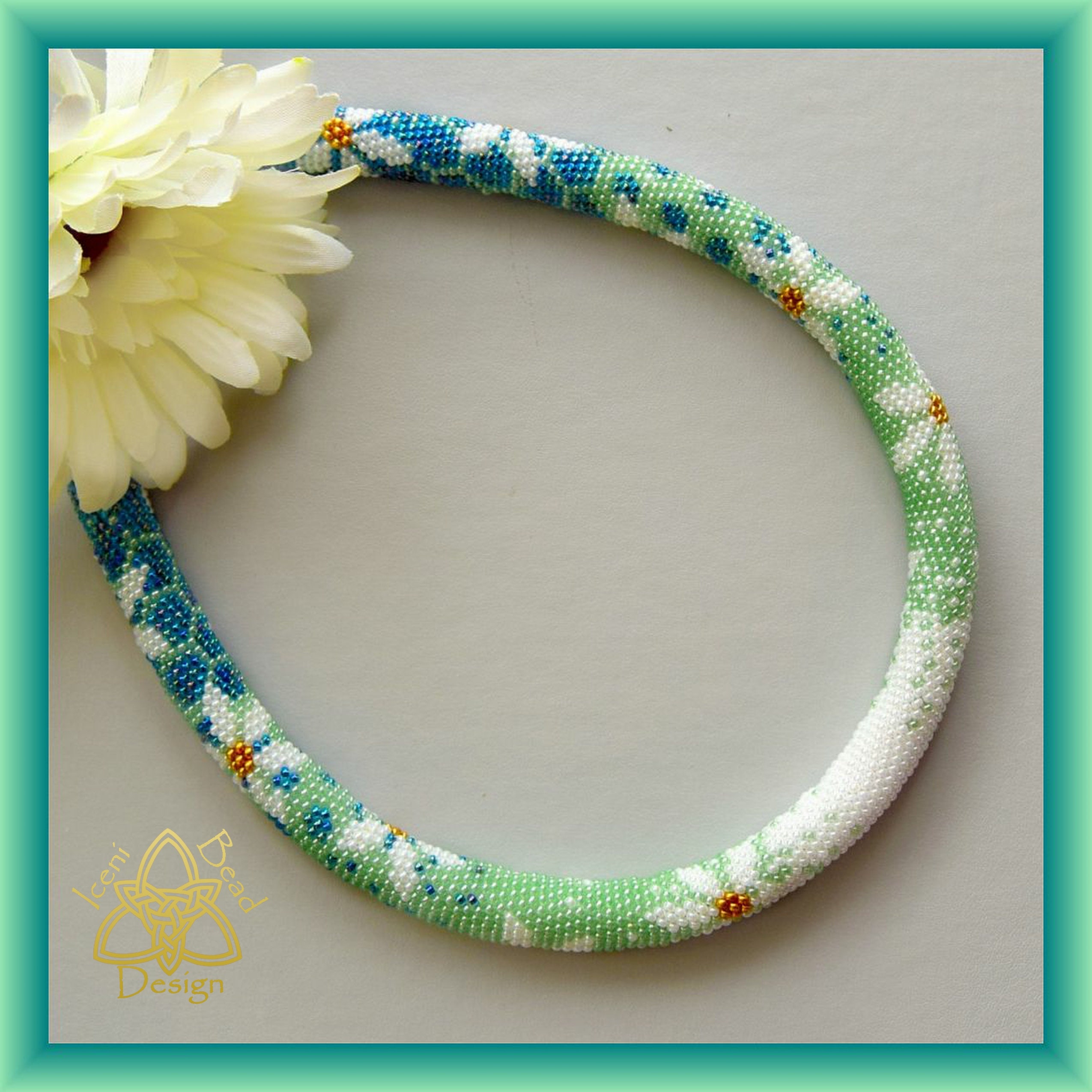 Misty Daisy Pattern for Peyote With a Twist Not Crochet .pdf | Etsy