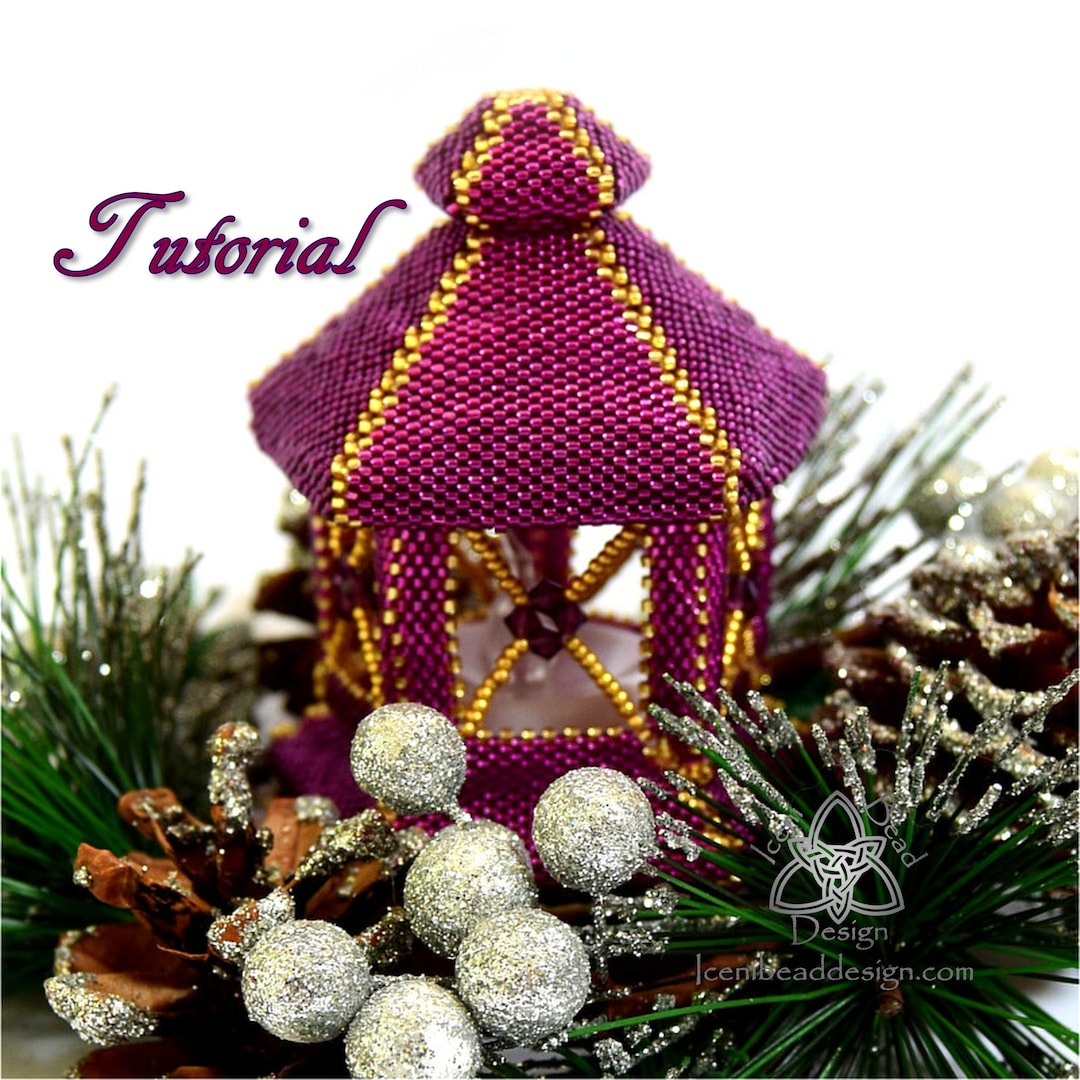 Bead Pattern: Beaded Lantern, Battery Tea-light Holder .pdf Tutorial ...