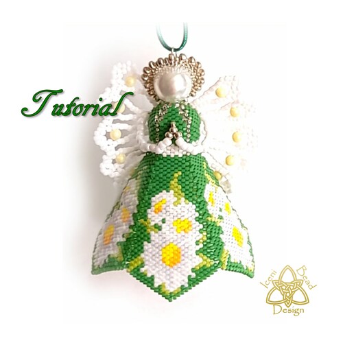 Bead Pattern: Angel of Grace Tree Ornament Pdf. Tutorial. - Etsy