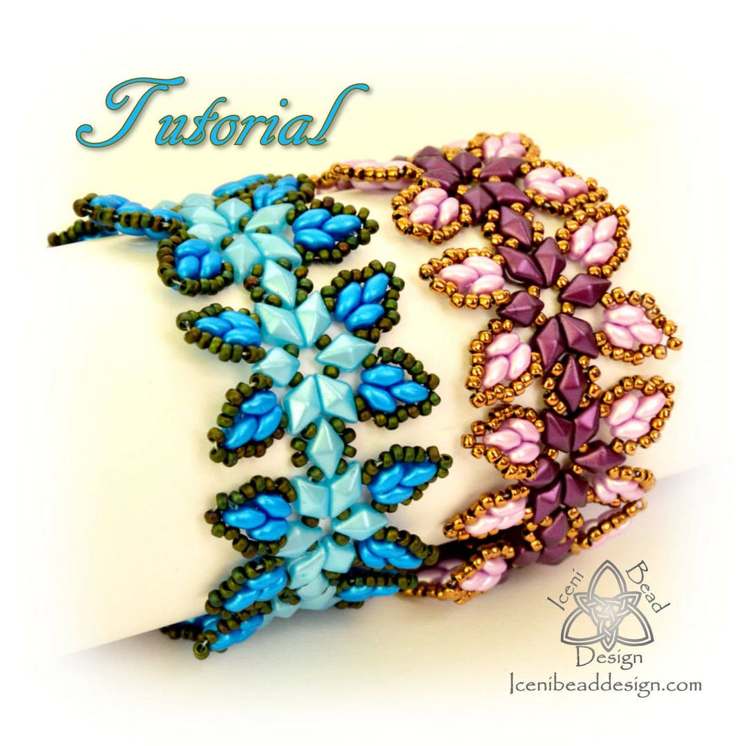 Pdf Tutorial Delia Bracelet With Diamonduo Beads and Superduo Beads ...