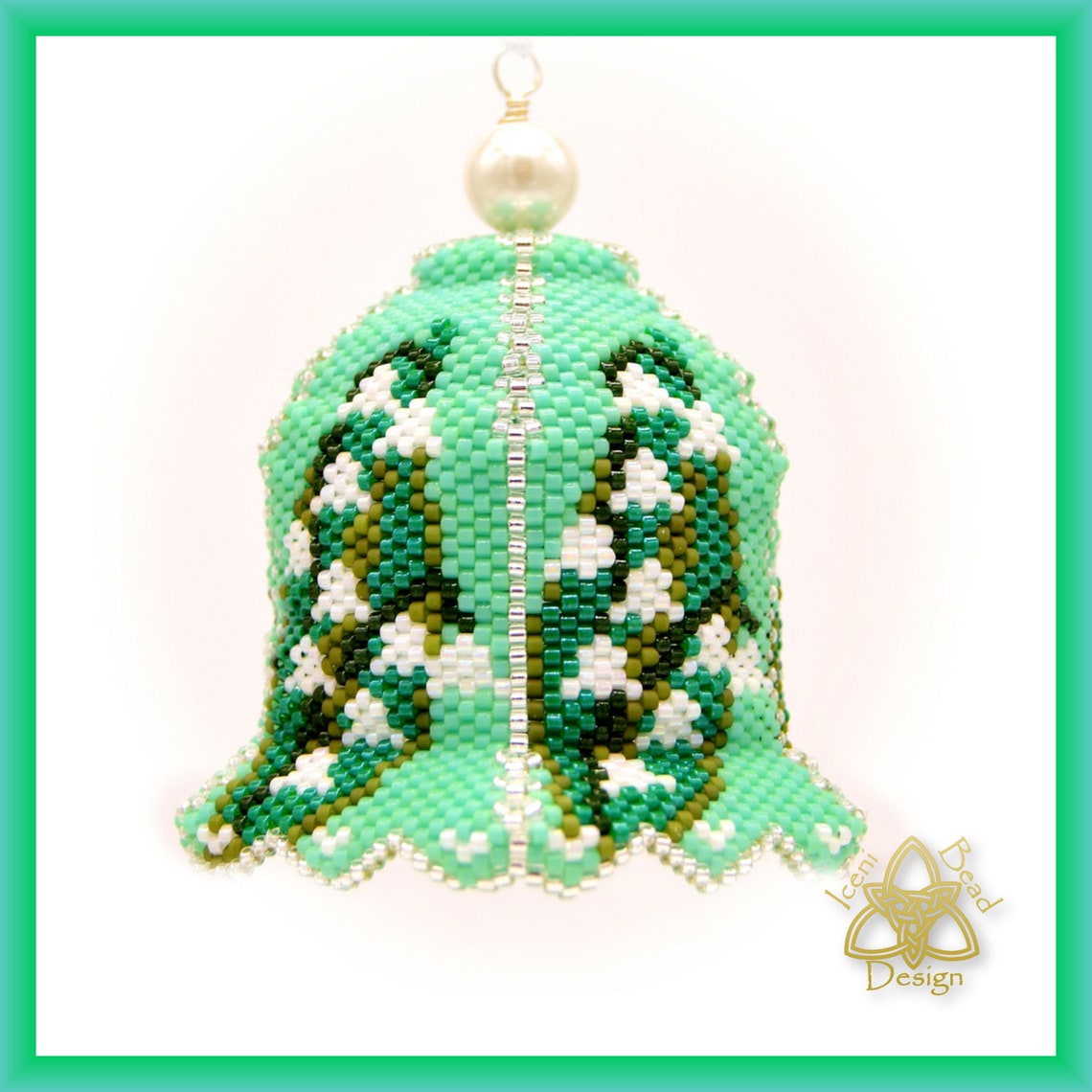 Bead Pattern: Lily of the Valley Bell Ornament 3D Peyote Bell | Etsy