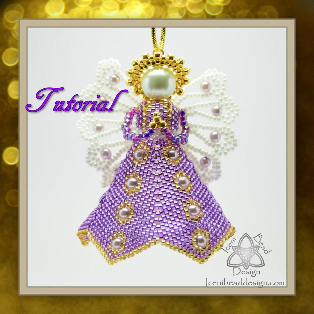 Bead Pattern: Angel of Grace, Tree Ornament, Pdf. Tutorial. English ...