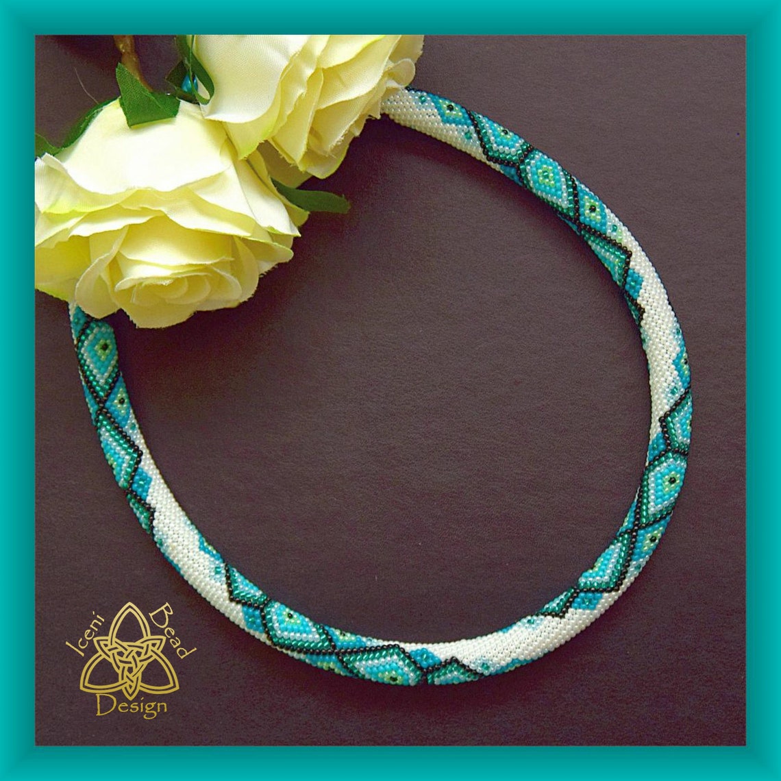 River Flow Pattern for Peyote With a Twist - Not Crochet .pdf Pattern ...