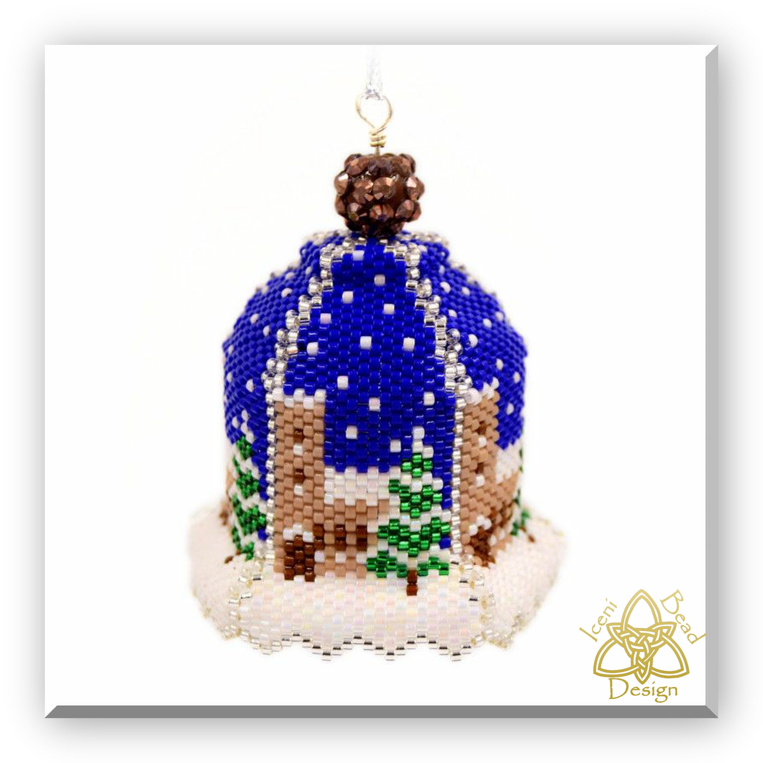 Bead Pattern: Midnight Mass Bell Ornament Pdf. Tutorial. - Etsy
