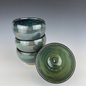 Blue Stoneware Pottery 5-piece Place Setting - Etsy
