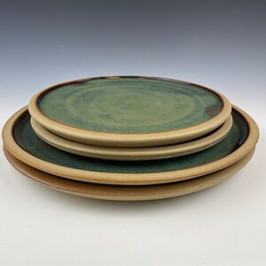 Blue Stoneware Pottery 5-piece Place Setting - Etsy
