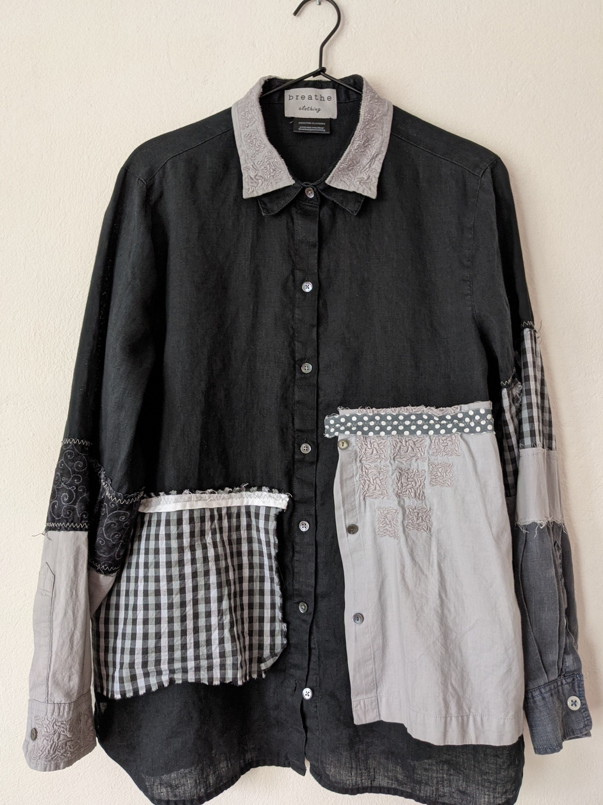 Handmade Menswear Shirt / Sustainable Artisan Clothing by Breathe-again ...