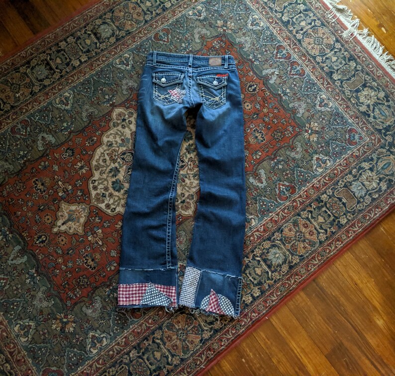 Recycled One of a Kind Jeans / Custom Hand Made Jeans / - by Breathe ...