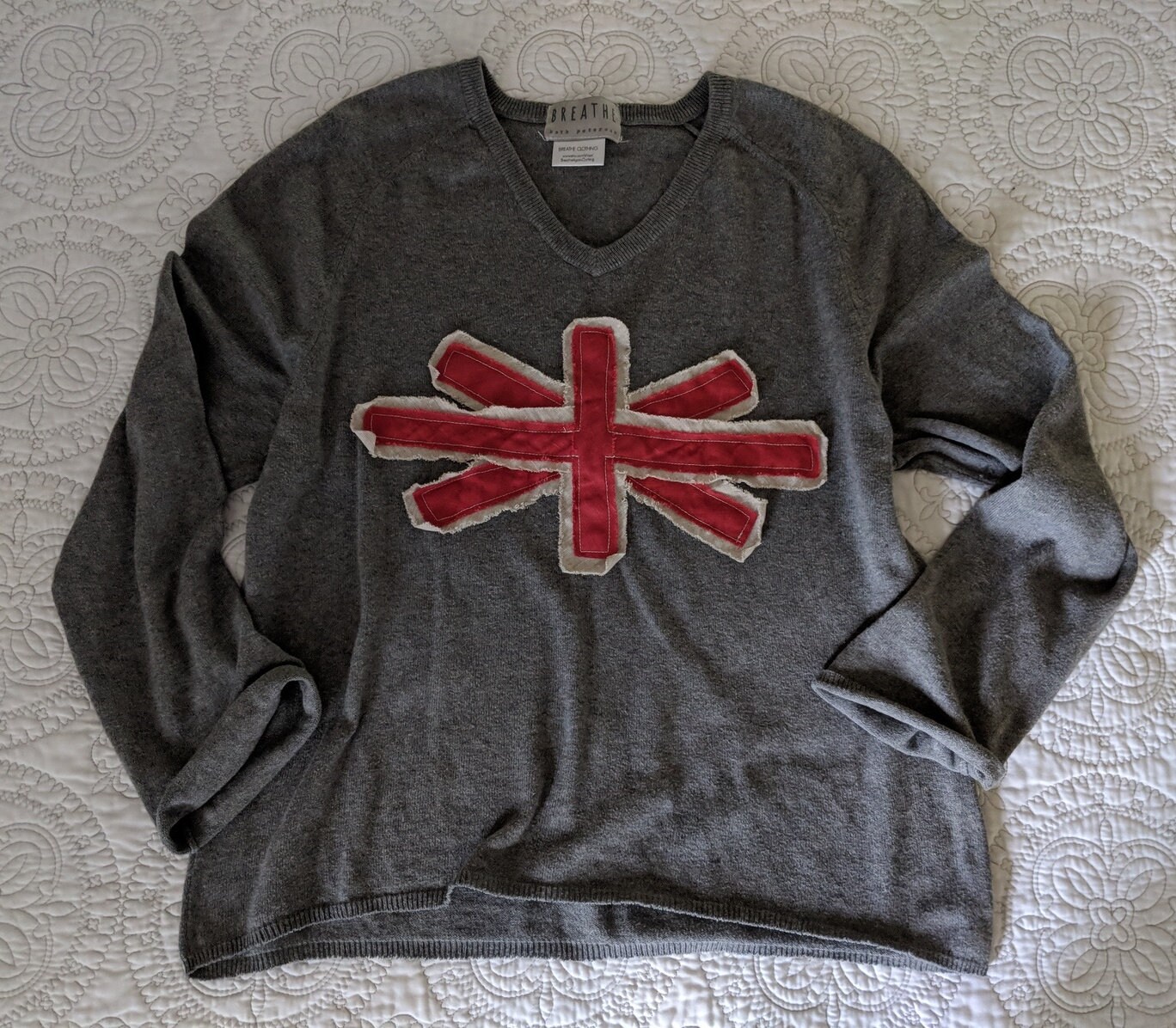 Union Jack British Flag Sweater / Handmade by Breathe-again Clothing ...