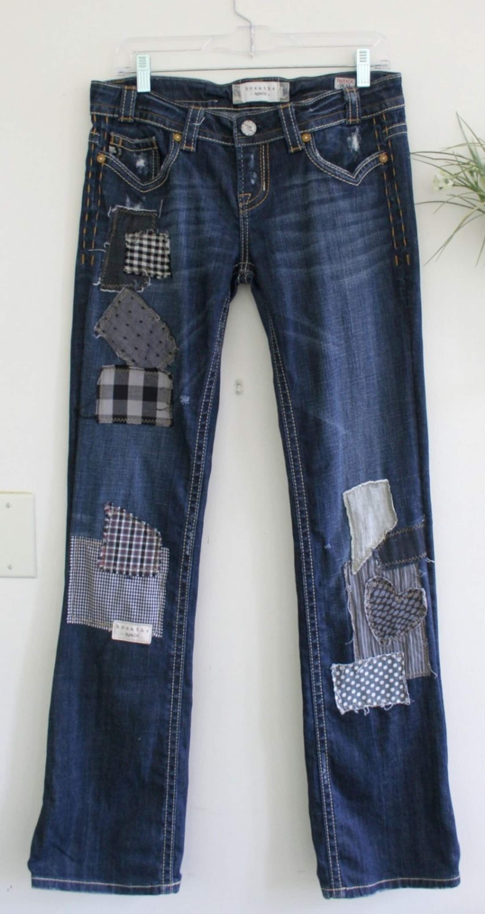 Recycled Jeans / Custom Handmade Jeans / by Breathe-again - Etsy Canada