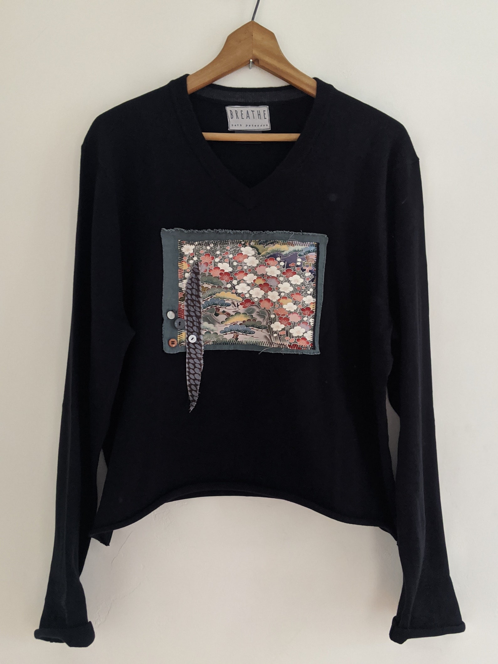 Handcrafted Upcycled Silk Kimono Sweater / One of A Kind - by Breathe ...