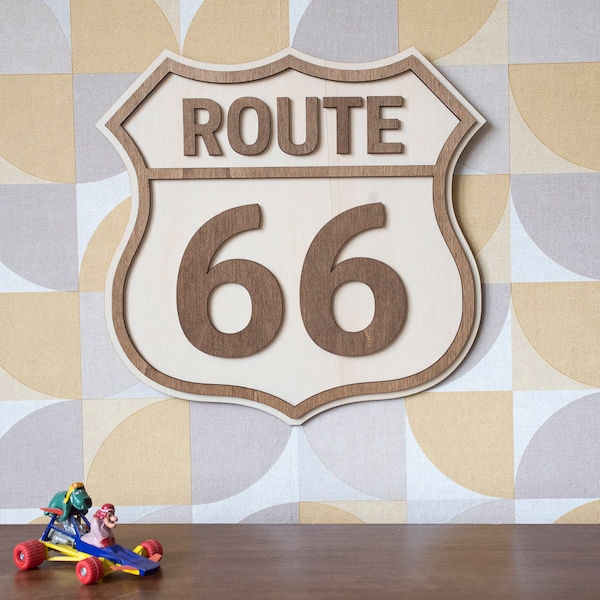 Route 66 Wall Mural - Etsy