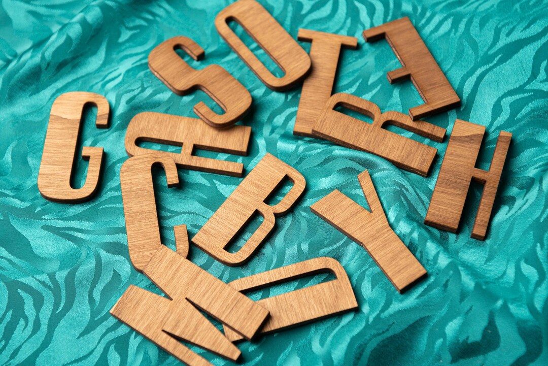 Decorative Wooden Letter per Unit – Personalized Text and First Name ...