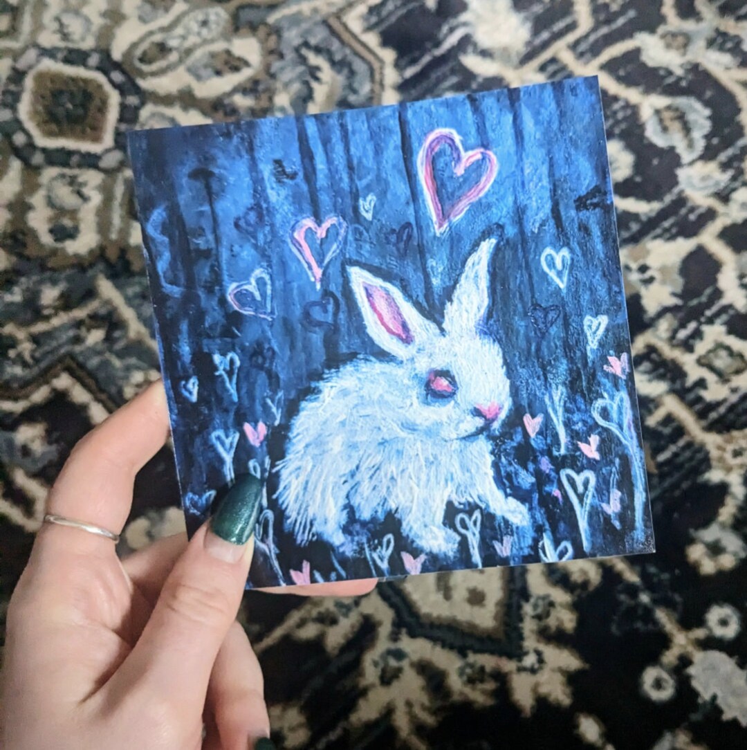 Dreamy Rabbit Art Print - Dreamy Art, Dreamlike Art, Pop Surrealism ...