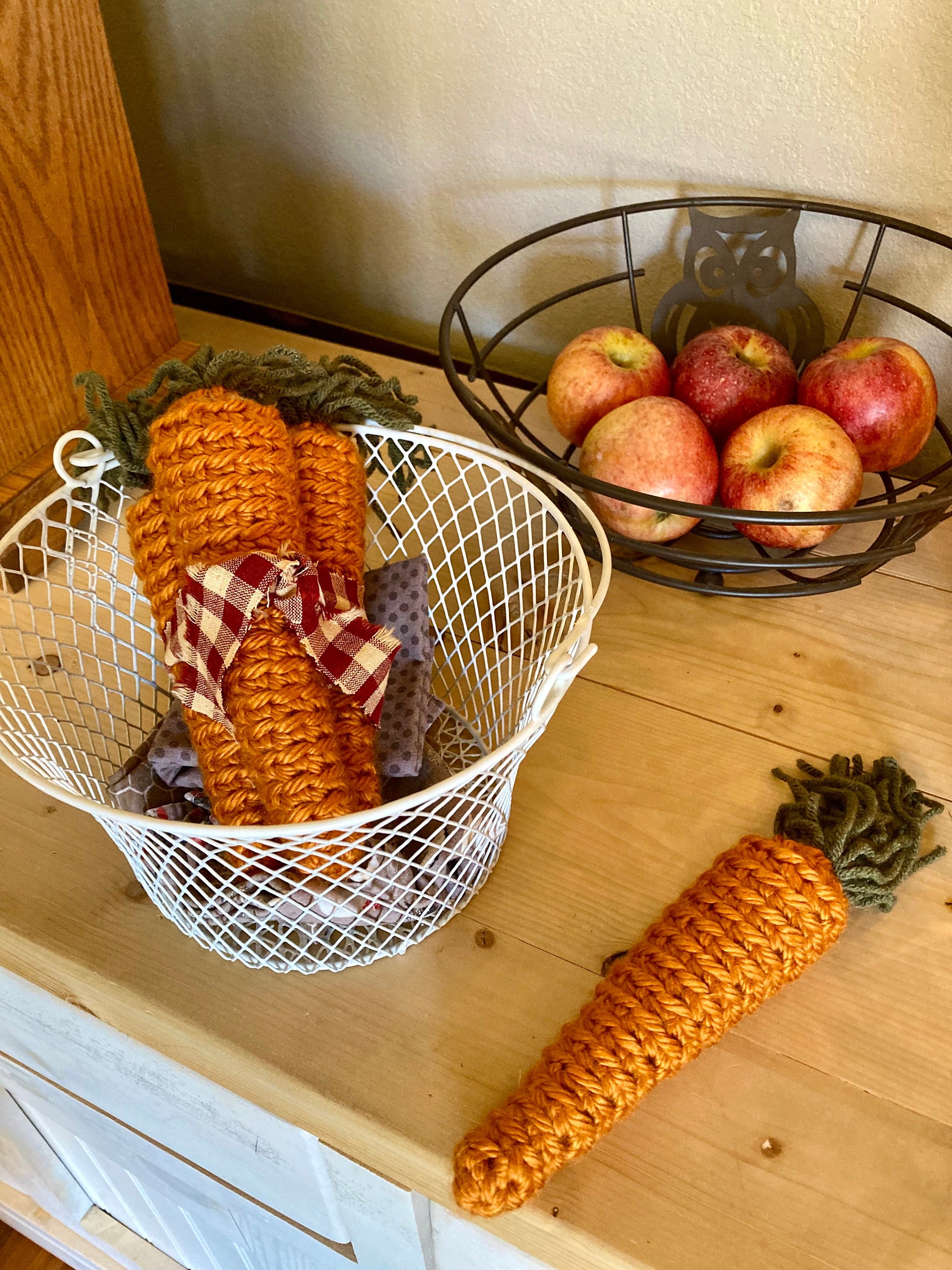 Crochet Carrot Decor Set, Crochet Carrot Decor, Carrot Decoration ...