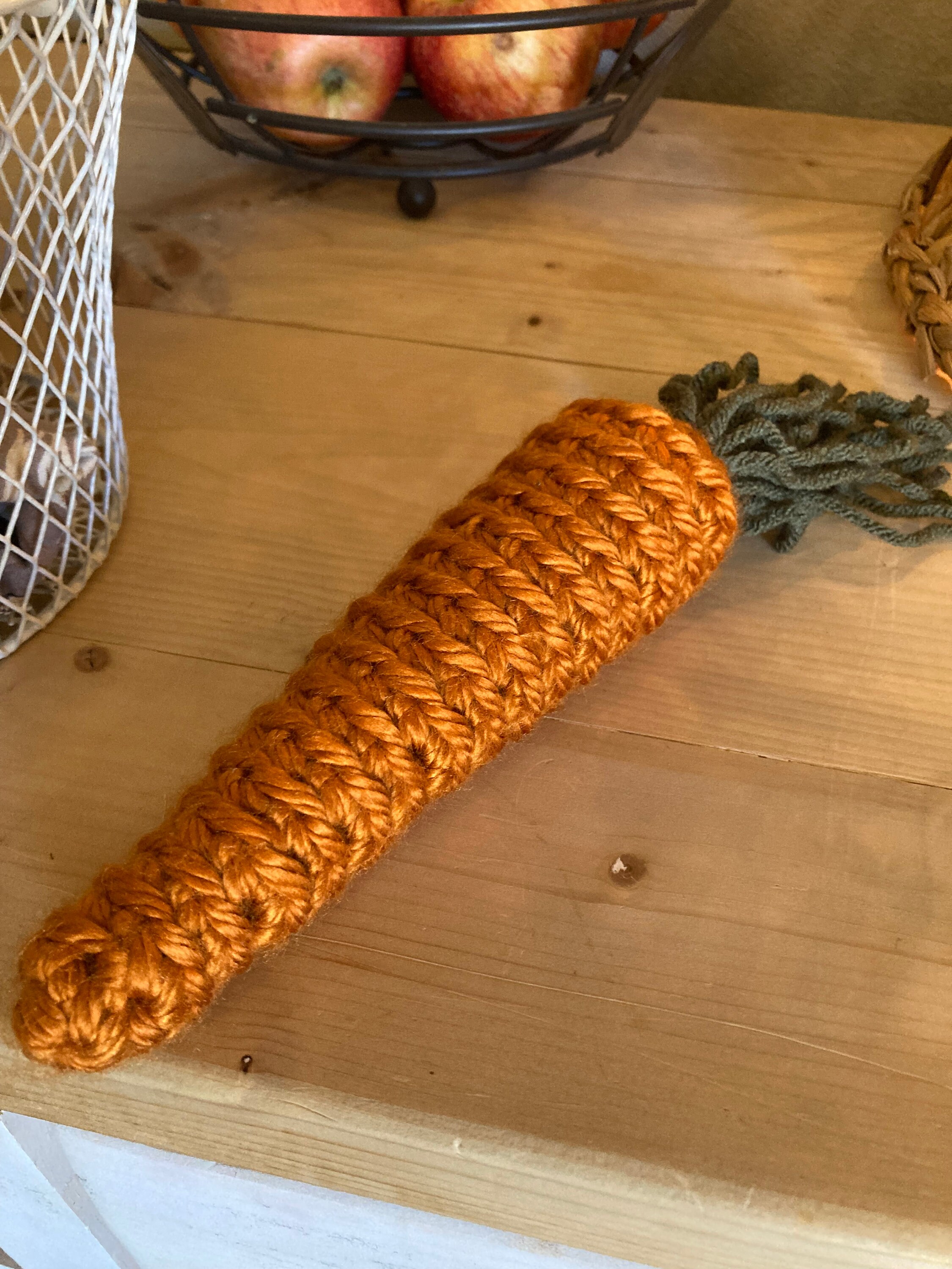 Crochet Carrot Decor Set, Crochet Carrot Decor, Carrot Decoration ...