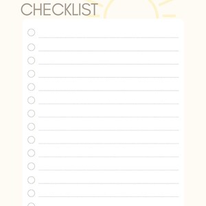 Printable Daily Routine Checklist PDF - Etsy