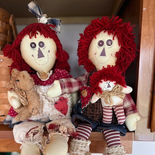 Raggedy Ann Dolls Handmade - Etsy