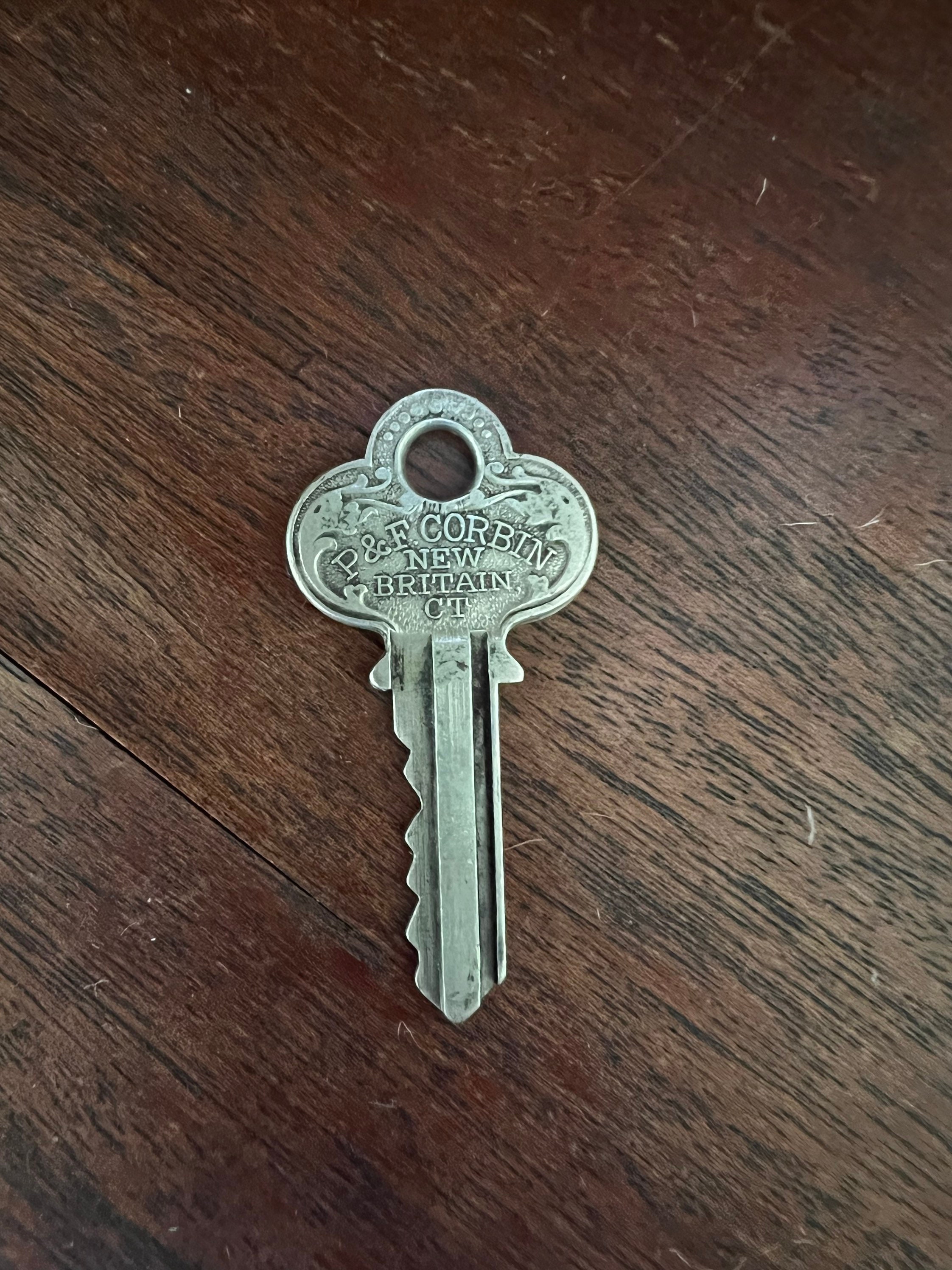 Vintage P & F Corbin Key W/jute Tassel New Britain CT Genuine American ...