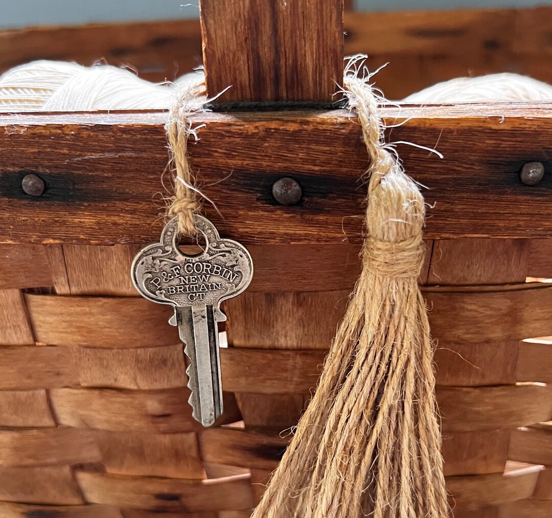 Vintage P & F Corbin Key W/jute Tassel - New Britain CT - Genuine ...
