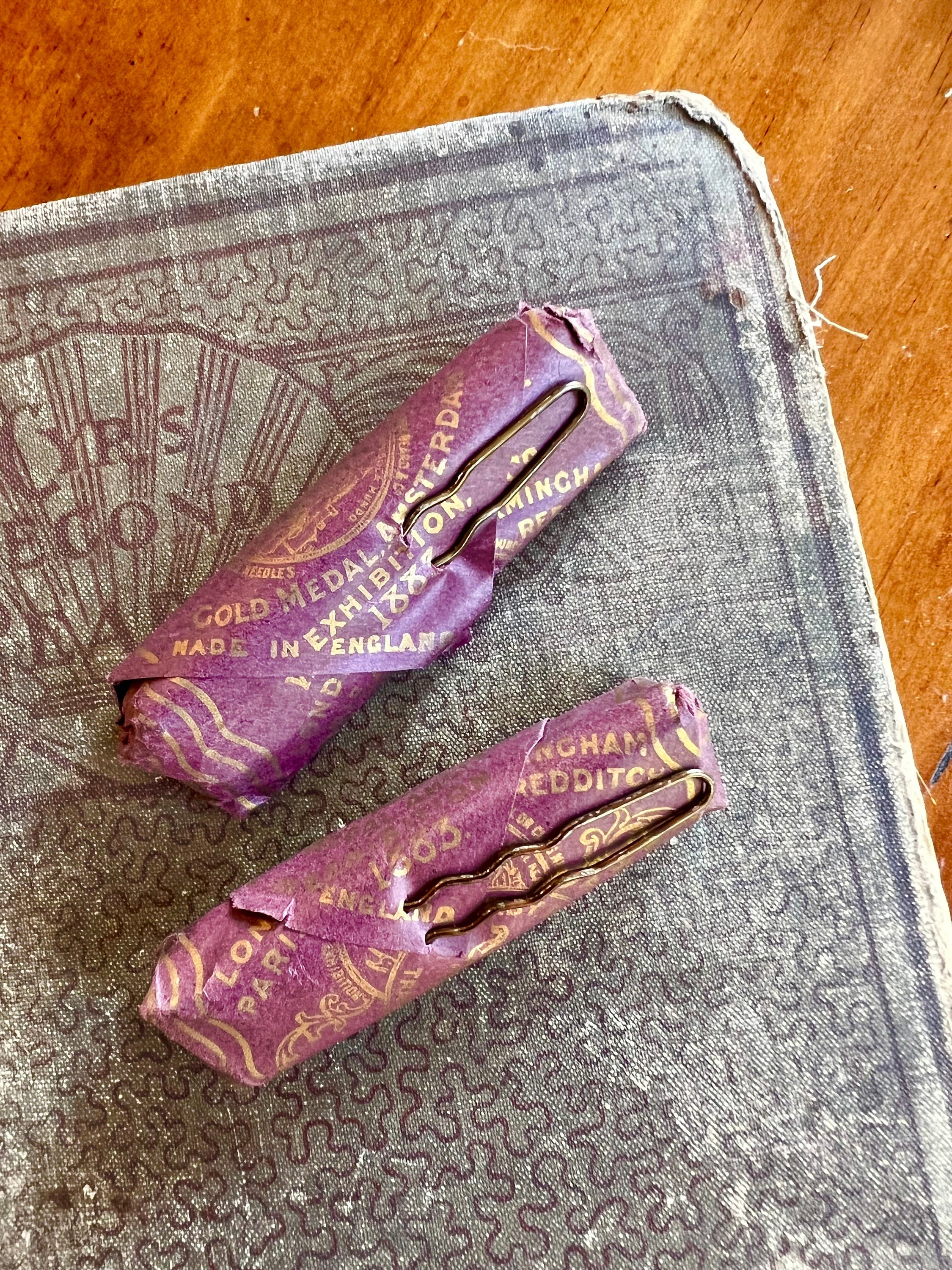 Two Unopened Packs Antique Kirby Beard & Co Hairpins Circa 1910 New Old ...