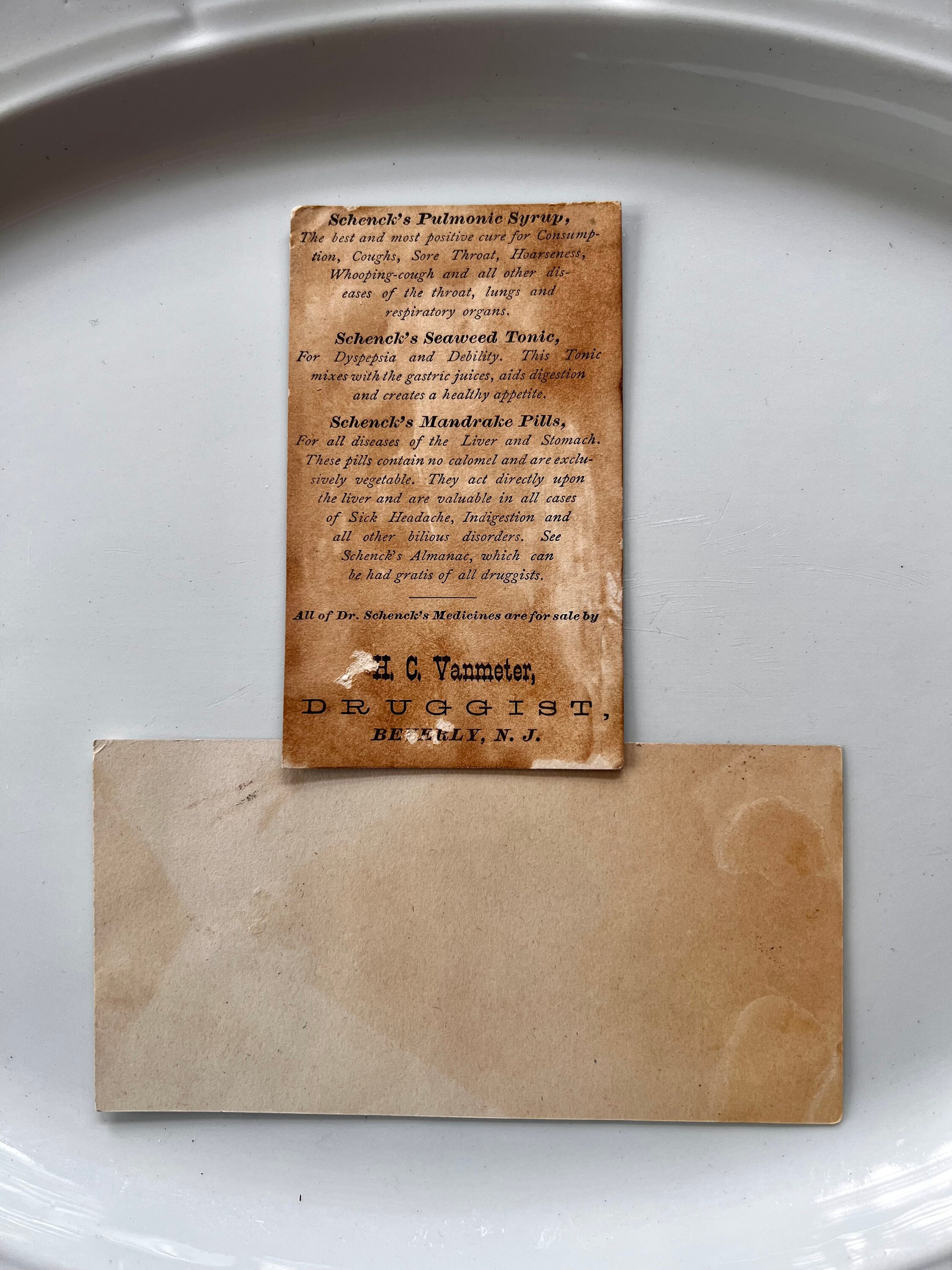 19th Century Advertising Cards - Set of Ten (10) Cards - Victorian ...