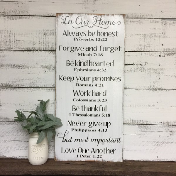 Biblical Farmhouse Signs - Etsy