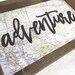 3D Wanderlust Travel Map Sign Gallery Wall Decor Adventure - Etsy