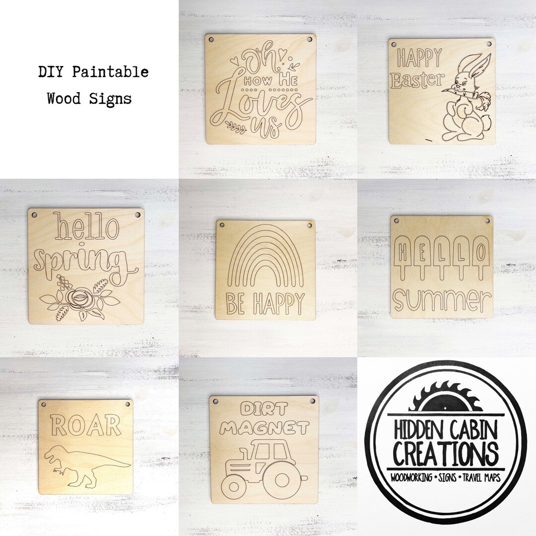 DIY Craft for Kids | Wood Craft | Unfinished Wood Project | Art Project ...