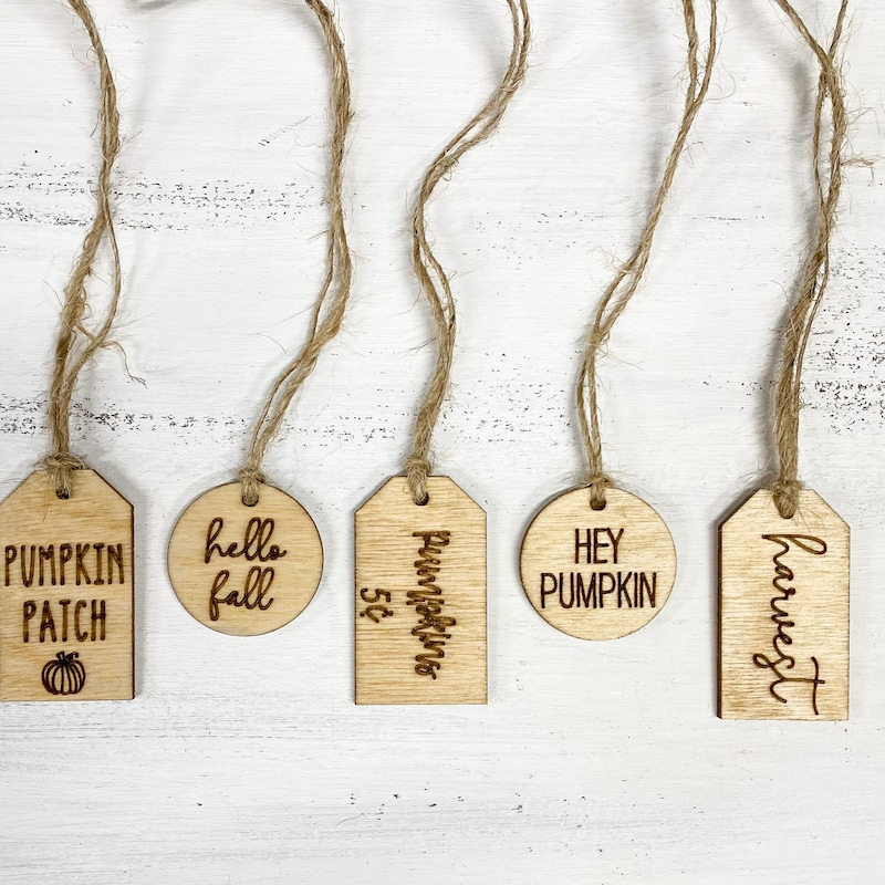 Small Wood Tags - Etsy