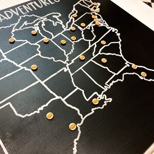 Football Stadium | US Wood Map | USA Travel Map | Football Fan Gift ...