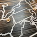 Wooden Map Pins Baseball Travel Map Tacks Sports Thumbtacks Soccer ...