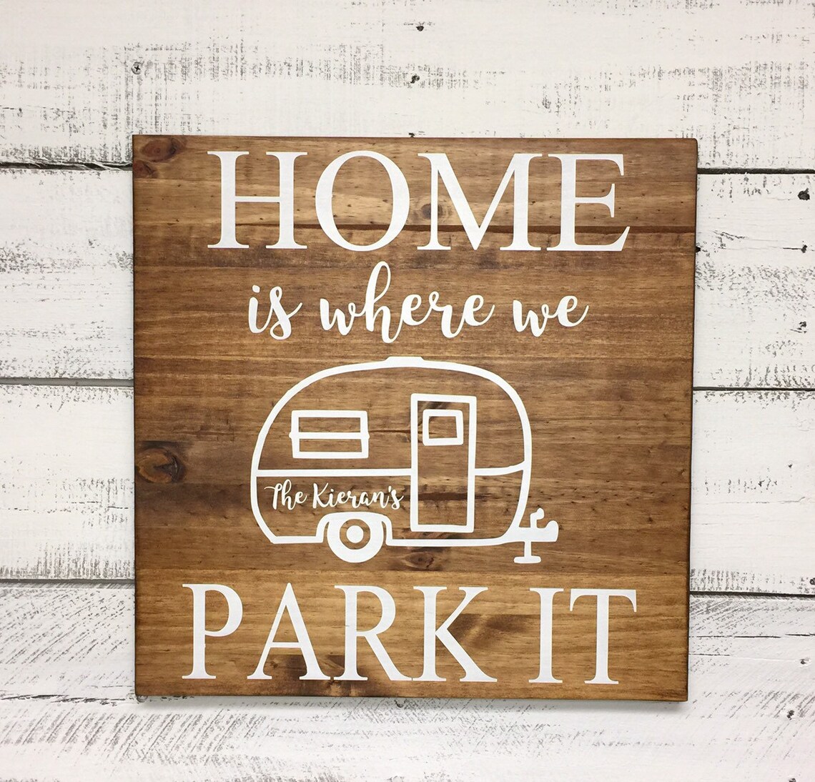 Camper Sign | Rv Decor | Family Camping | Home is Where We Park It ...