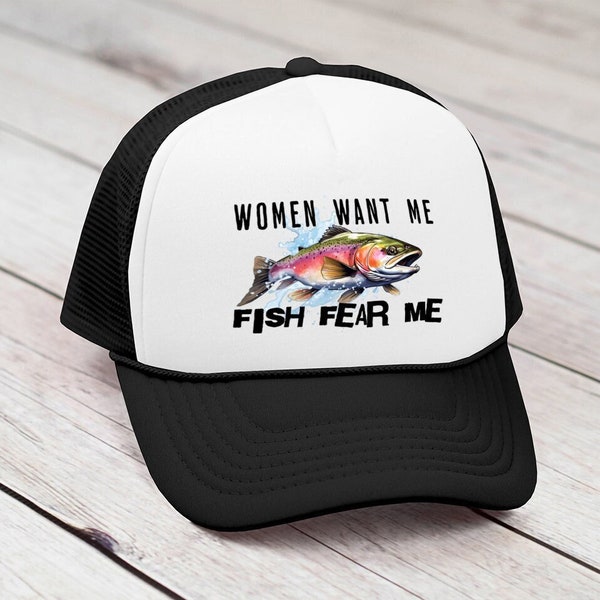 Women Fear Me Fish Fear Me Hat