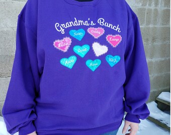 Sweatshirt applique | Etsy