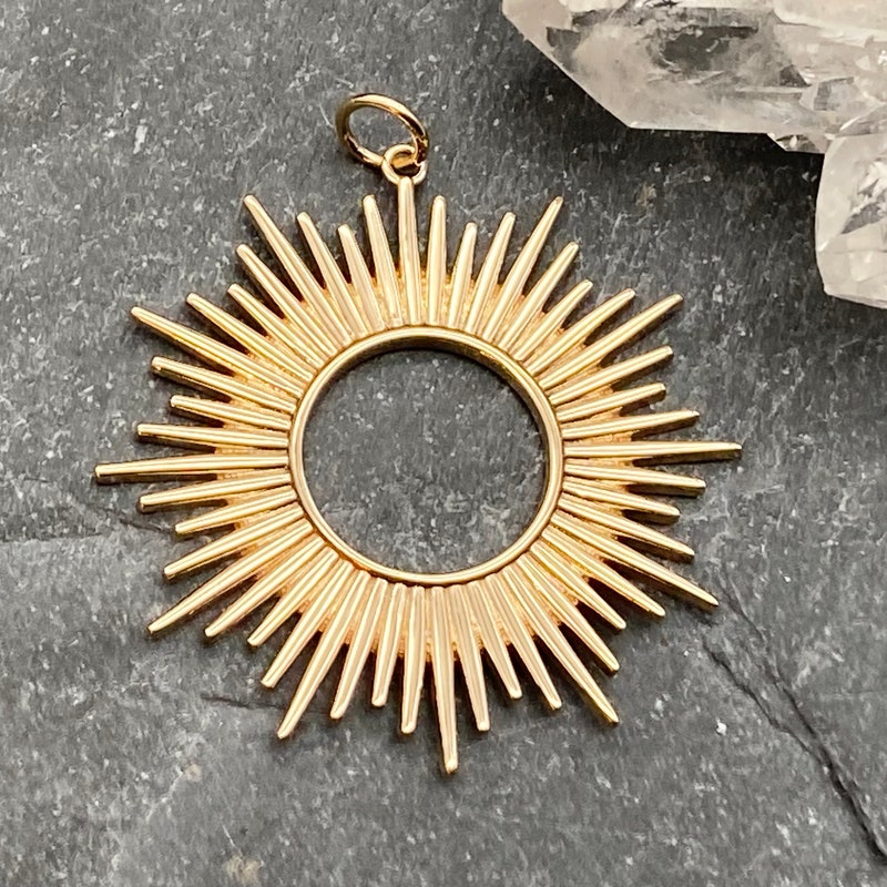 Sun Pendant - Etsy