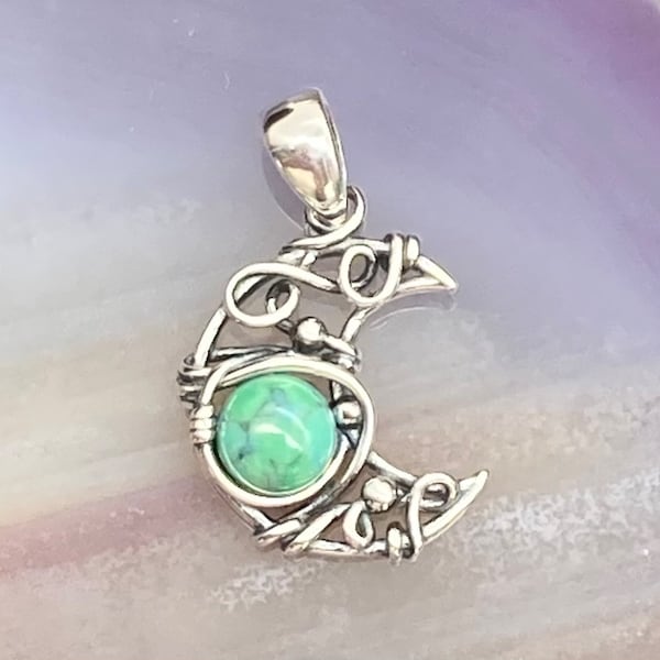 Turquoise Moon - Etsy