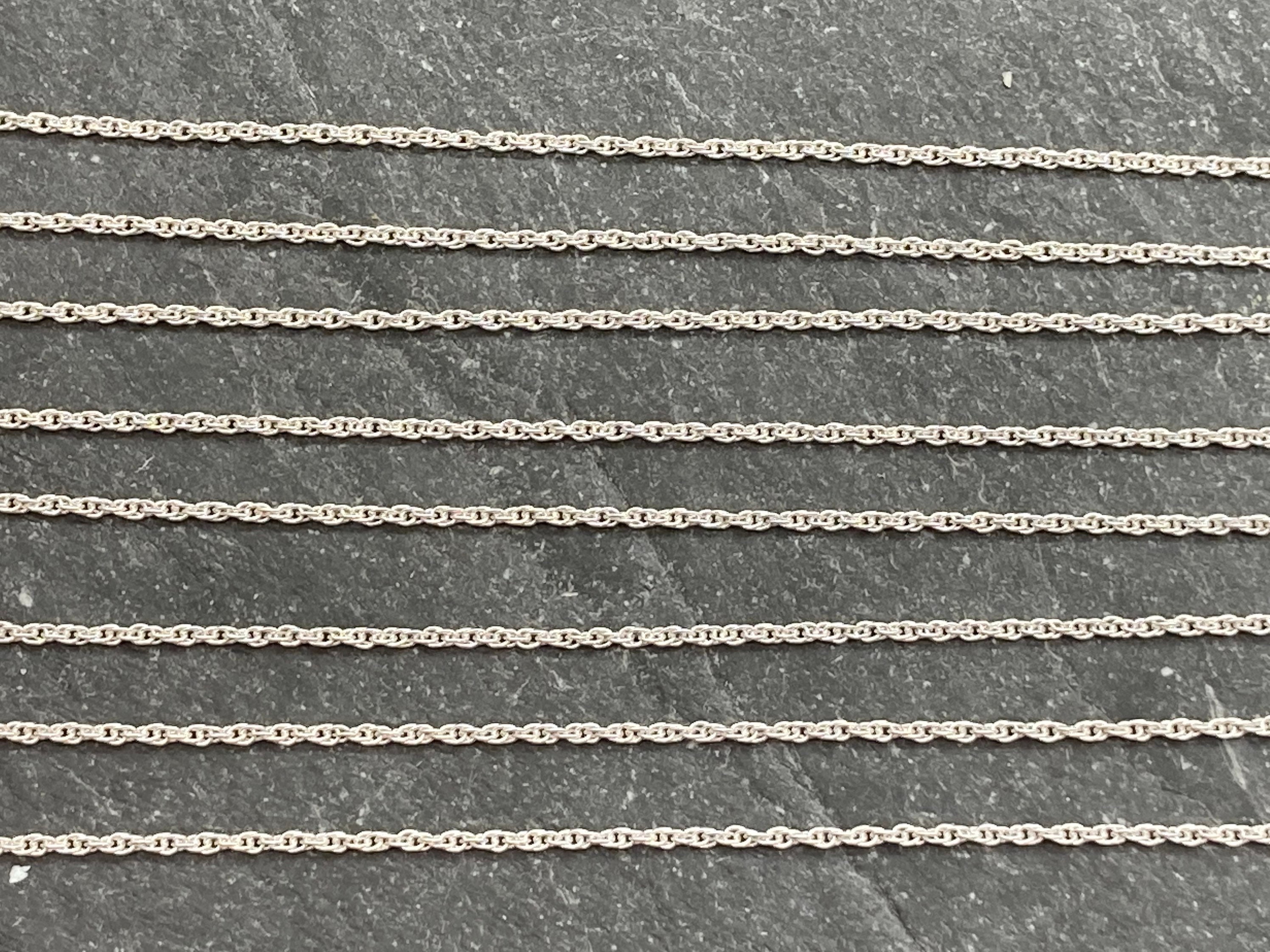 20 Inch Sterling Silver Chain Silver Chain 20 Inch Chain - Etsy