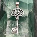Key Pendant, Sterling Silver, Key Charm, Silver Key, Key Jewelry ...