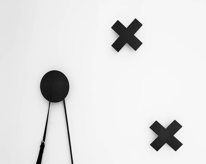 Metal Wall Hooks Large Wall Rack Scandinavian Design - Etsy