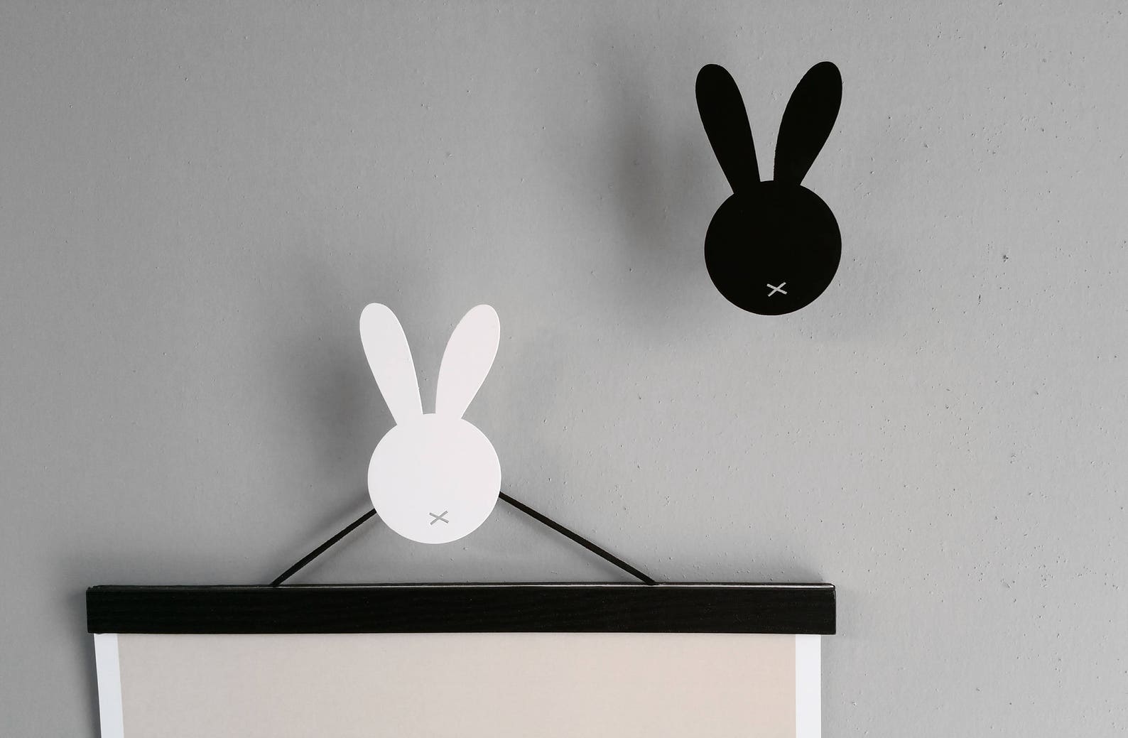 Rabbit Wall Hooks Bunny Wall Hook Nordic Wall Decor Nursery | Etsy